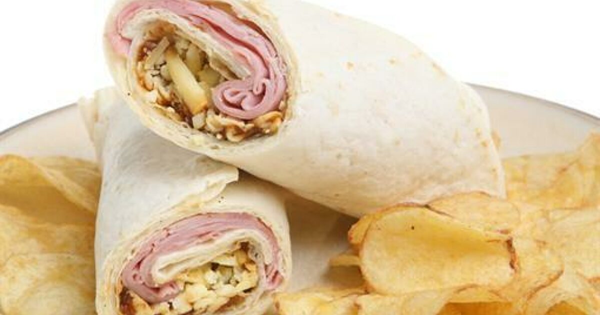FabFlour | Ham and cheese wrap recipe