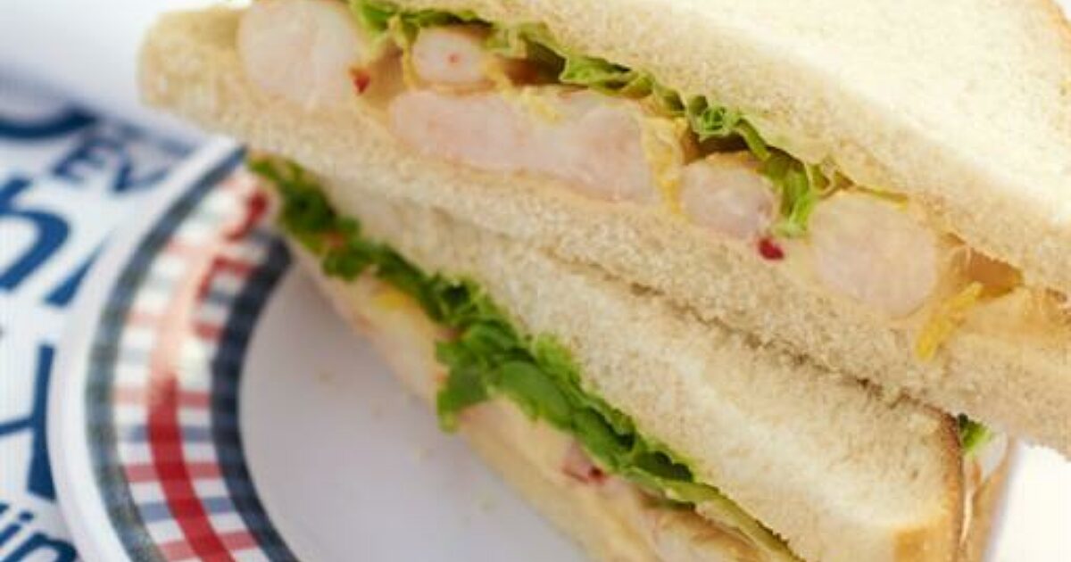 FabFlour | Thai prawn cocktail sandwiches recipe