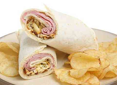FabFlour | Ham and cheese wrap recipe
