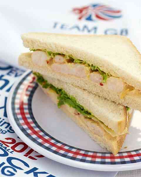 FabFlour | Thai prawn cocktail sandwiches recipe